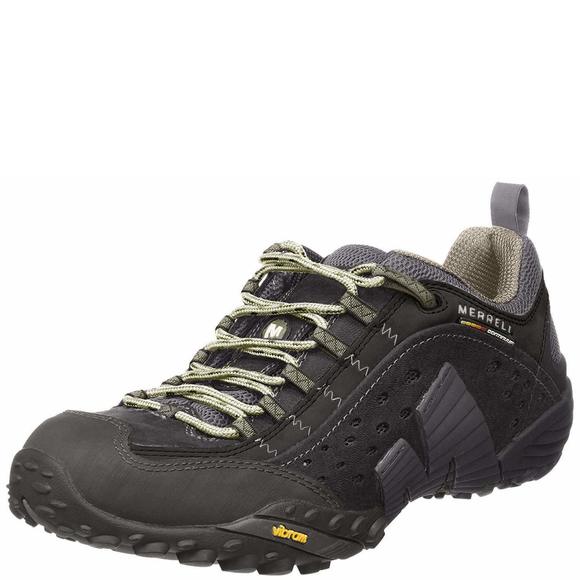 Merrell | Shoes | Merrell Mens Low Rise Hiking Shoes Black Smooth Black ...